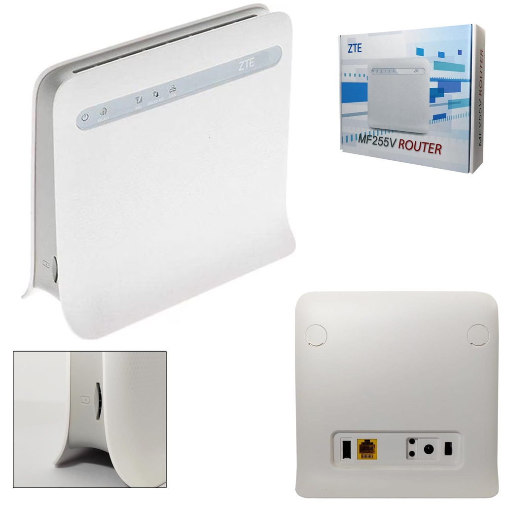 Router Wttx Modem 4G Sim Kart Takılabilir Zte MF-255V|P.O.K.E. Elektronik